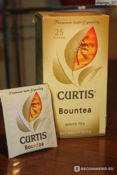 Белый чай Curtis Bountea White Tea / Баунти - «Шелуха, ароматизатор и ...