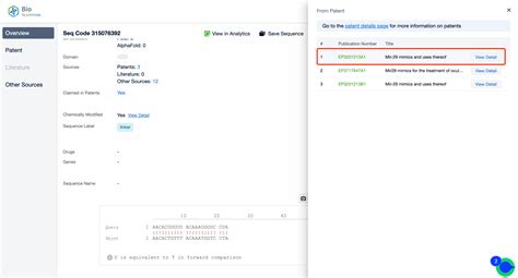 Investigating Sequence Modifications An Exploration With Patsnap Bio