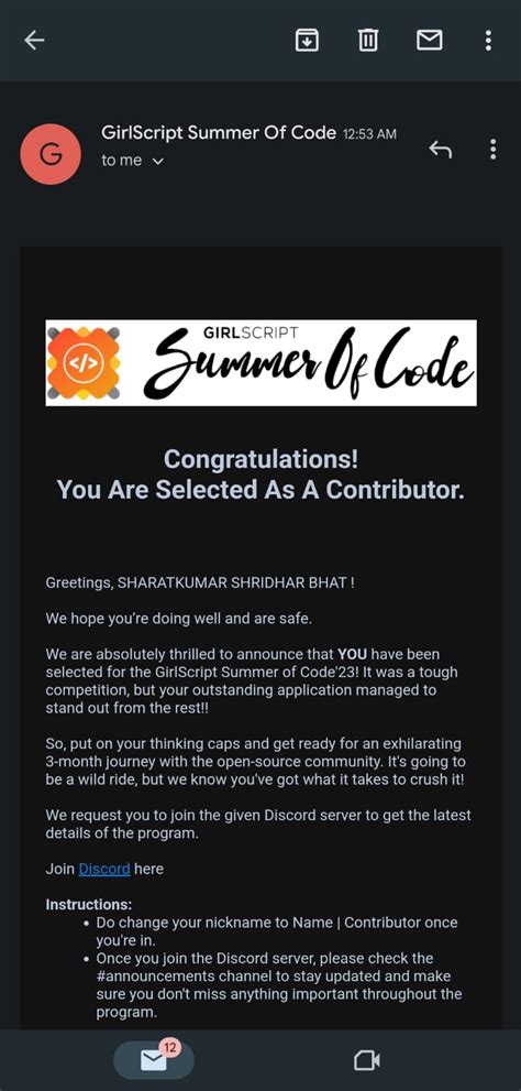 Sharatkumar Shridhar Bhat On Linkedin Gssoc23 Opensource Contributors Community