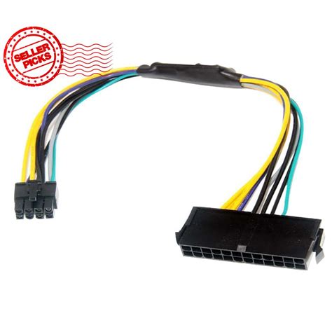 24 Pin To 8 Pin Atx Psu Power Adapter Cable Compatible With Dell