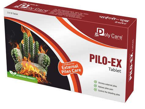 Ayurvedic External Piles Care Medicine Pilo Ex Tablet