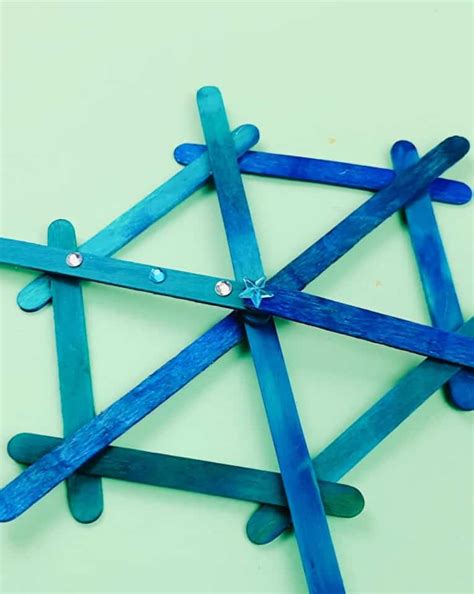 Popsicle Sticks Snowflake Craft An Easy Step By Step Tutorial