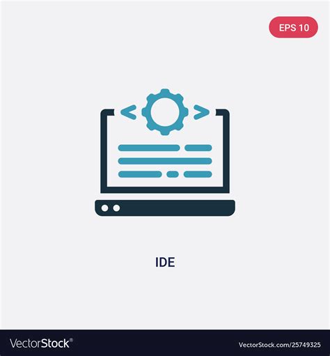 Two Color Ide Icon From Technology Concept Vector Image