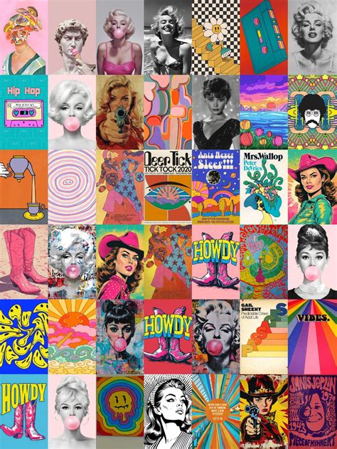 340 Pop Art Posters Bundle Retro Comic Style Prints Bold Colorful