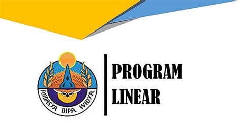 Modul Program Linear ~ Math Antara