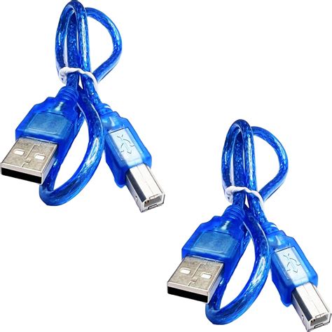 Diyables Usb Cable For Arduino Uno Mega Usb 20 Cable Type Ab 2 Pieces Buy Online At Best