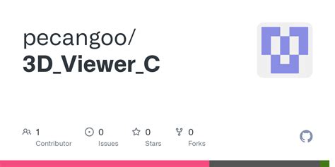 Github Pecangoo 3d Viewer C