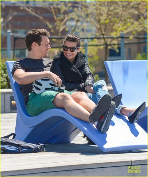 Lea Michele Hooks Onto Bff Jonathan Groff Before The Met Ball Photo Jonathan Groff