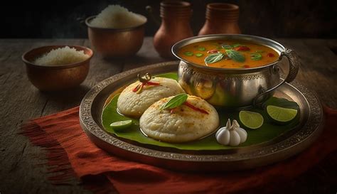 Premium Photo Idli Sambhar