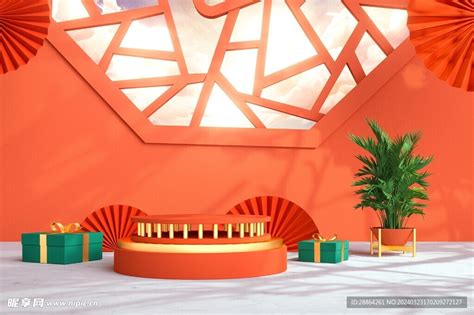 C4d电商海报 高端三维场景 设计图3d设计3d设计设计图库昵图网