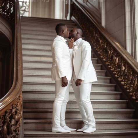 Lgbt Couple Kissing Gay Black Kiss Photo Digital Arts By Raphael Perez