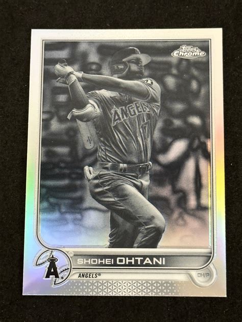 Lot 2022 Topps Chrome Negative Refractor Shohei Ohtani