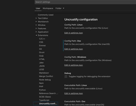 Configure Uncrustify In Visual Studio Code Nan Xiao S Blog