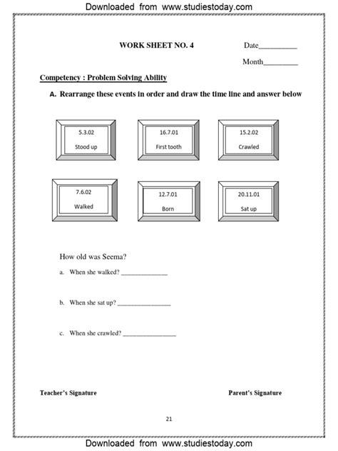 Cbse Class 4 Maths Revision Worksheet 43 Tick Tick Tick Pdf