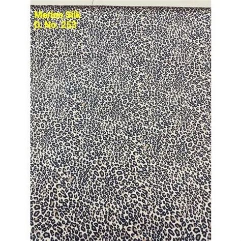 Tiger Prints Japan Satin Print At Rs 88meter Satin Cloth In Surat