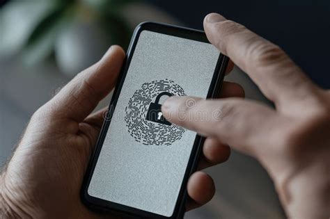 Cyber Protection Visual Of A Secure Padlock Digital Fingerprint Trail Data Protection With A