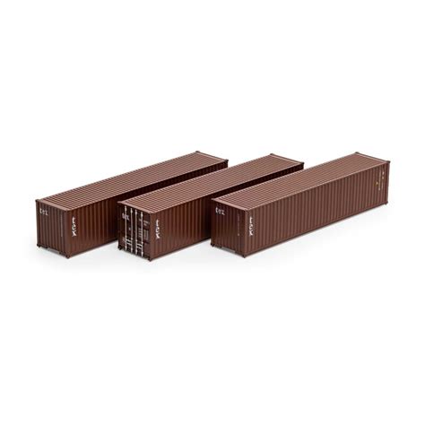 Ho 40 Low Cube Container Tghu 1 3 Model Train Athearn