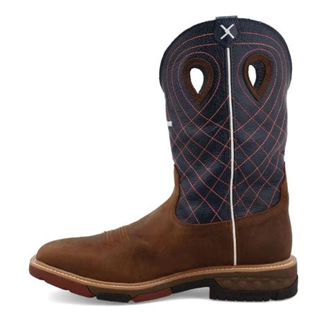Twisted X Mxbw001 D 11 Western Work Boots 11 D W Mocha