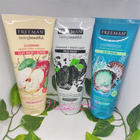 Jual New Freeman Detoxifying Charcoal And Black Sugar Mud Mask Anti