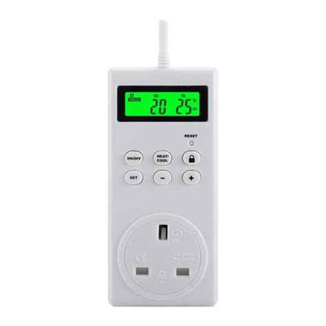 Generic Plug In Thermostat Programmable Wireless Temperature Controlled