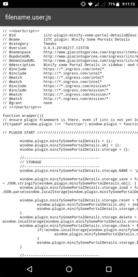 Iitc Mobile Option To Add External Plugins Through Url · Issue 207