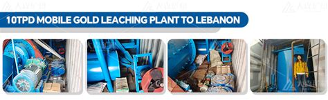 10tpd Small Scale Mobile Gold Leaching Plant Dasen Mining