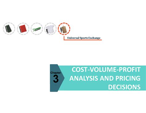 Chapter 3 Presentaions Accounting Cost Volume Profit Analysis And