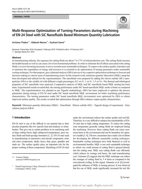 Multi Response Optimization Of Turning Parameters During Machining Of