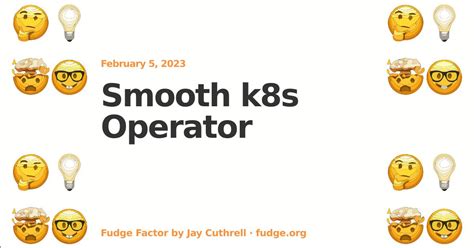 Smooth K S Operator By Jay Cuthrell