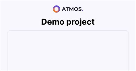 Demo Project Palette Template Atmos