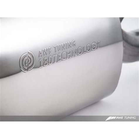 Awe Tuning 102 Mm Exhaust System With Polished Tips For Audi B85 S5 3