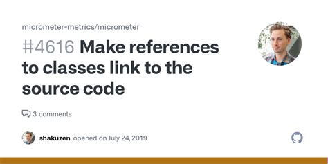 Make References To Classes Link To The Source Code · Issue 4616