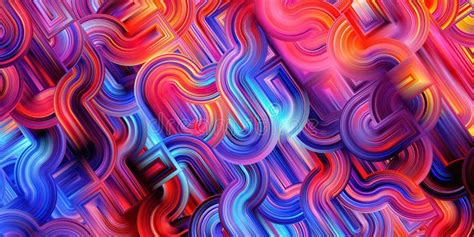 Abstract Modern Curved Shapes Background Stock Illustration