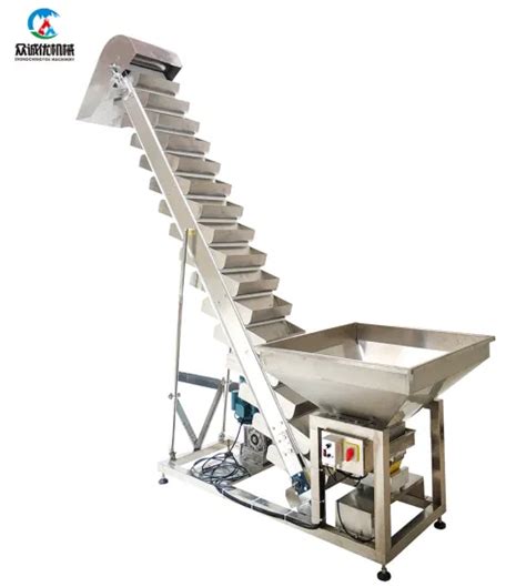 Roasted Coffee Rice Bean Grain Food Customized Vertical Inclined Lift