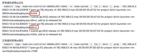 Kubevirt 场景下，vm获得分配ip又立即释放 · Issue 1931 · Kubeovnkube Ovn · Github