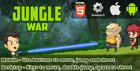 Jungle War Html5 Game Capx Codemarket
