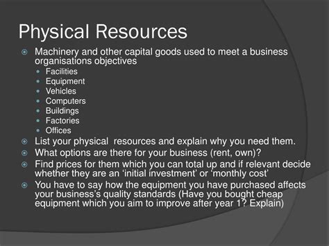 Ppt Physical Resources Powerpoint Presentation Free Download Id