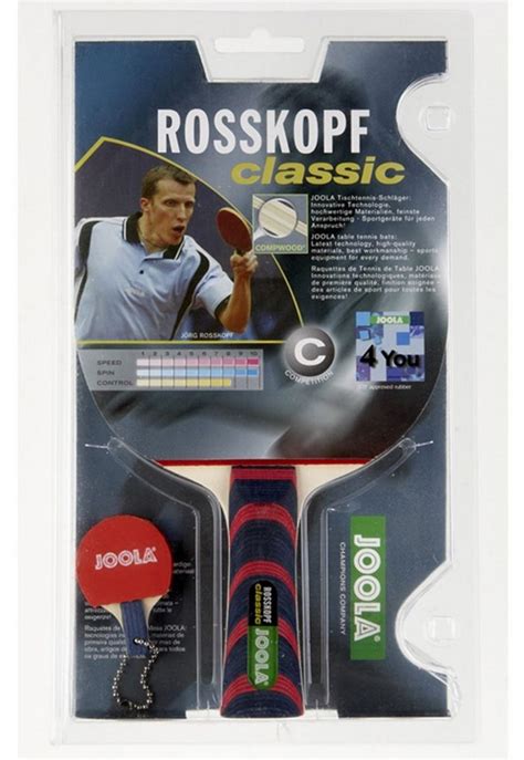 Raquete De Tênis De Mesa Joola Rosskopf Classic Loja Do Mesatenista