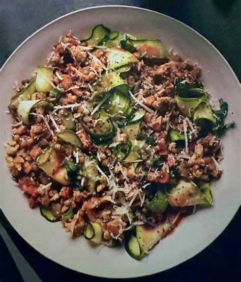 Turkey Bolognese With Zucchini Noodles Beyond Delicious