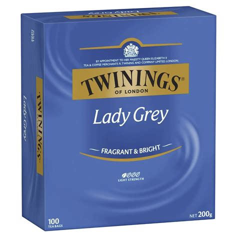 ชาทไวนิงส์ เลดี้ เกรย์ 100 ถุง Twinings Lady Grey Tea Bags 100 Pack