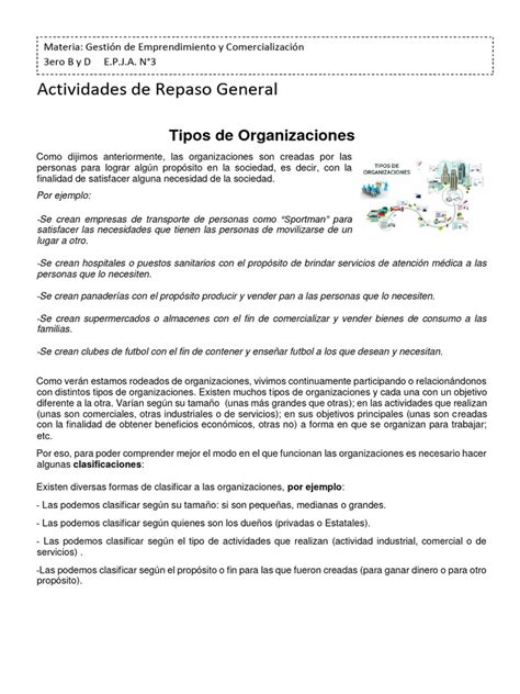 07 Tipos De Organizaciones Pdf Petróleo Business