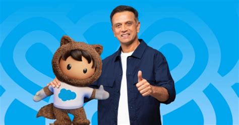 Salesforce Onboards Rahul Dravid In Ad Campaign October 2024