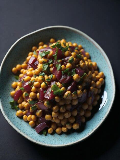 Premium Ai Image Healthy Chickpea Salad