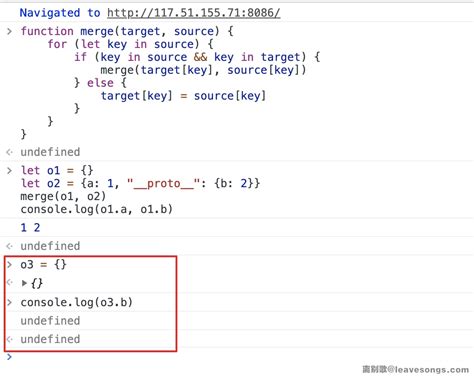 深入理解 javascript prototype 污染攻击 离别歌