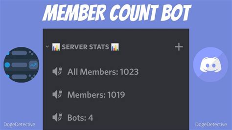 How To Setup Member Count Bot On Discord Server Tutorial 2021 Youtube