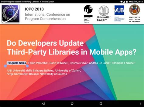 Do Developers Update Third Party Libraries In Mobile Apps Ppt Free