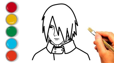 Cara Menggambar Sasuke Naruto Sasuke Naruto Sasuke Uchiha