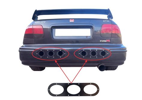 Rear Bumper Diffuser Universal Piece Cassims