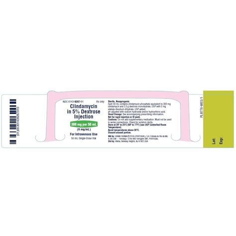 Clindamycin In 5 Dextrose Injection Single Dose Vial 50 Ml Each Mcguff