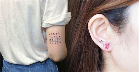 13 Tatuajes Súper Pequeños Que Querrás Hacerte Ahora Mismo Moda Y Estilo